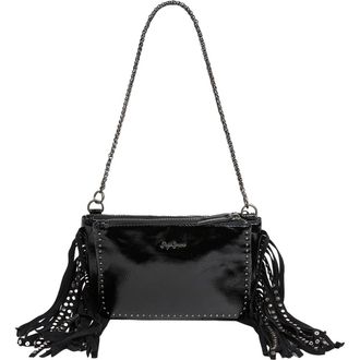 Pepe Jeans London Damen Ursula Rock Tasche, Schwarz (Black)