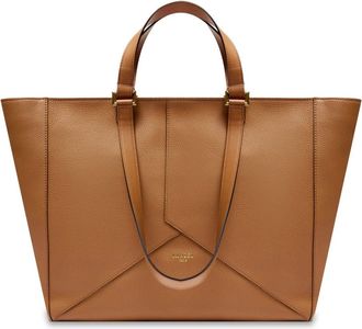 Lancel Femme, Sacs, Brun, Taille: ONE Size M Zip Tote Bag Double Carry