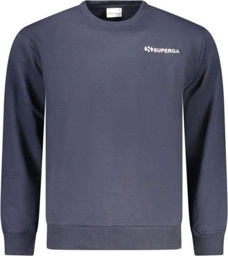 Superga Homme, Sweatshirts et sweats &agrave; capuche, Bleu, Taille: 2XL SweaT-shirt ras du cou en coton