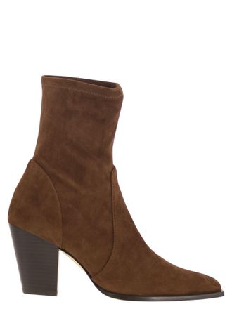 Stuart Weitzman Jolene Suede Botkle