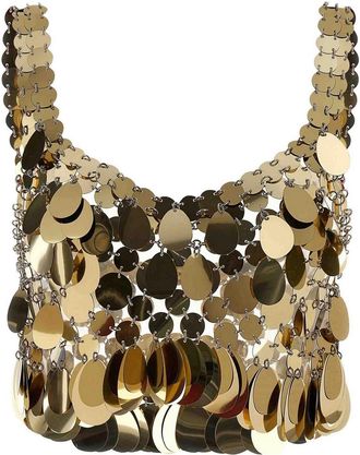 Paco Rabanne Top - Or