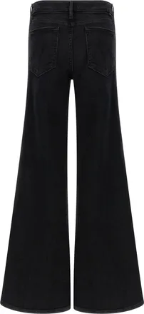 Mother Roller Sneak Jeans - Black