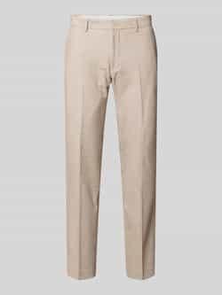s.Oliver Black Label Regular Fit Anzughose mit Leinen-Anteil
