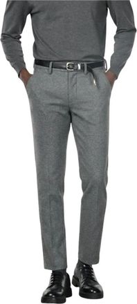 Mason's Pantalon Chino Jogging Torino - Homme - Pantalons - Gris - Taille: L