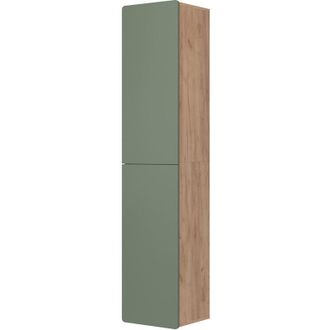 Vicco Hochschrank Izan, Gr&uuml;n/Goldkraft Eiche, 36.6 x 171.6 cm