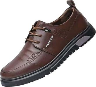 Generic Chaussures habill&eacute;es daffaires pour homme classiques &agrave; lacets Oxford &agrave; bout rond en cuir antid&eacute;rapant Chaussures tendance pour &eacute;v&eacute;nements daffaires d&eacute;