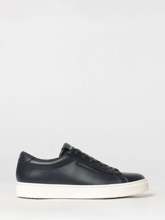 Emporio Armani Baskets Homme couleur Bleu