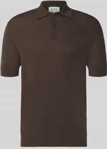 FTC Slim Fit Poloshirt mit Kaschmir-Anteil