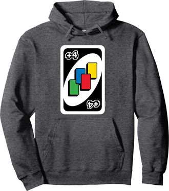 Uno Ziehe Vier Karten Pullover Hoodie