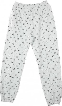 Nike Bedruckte Sporthose - - Sport - Damen - Wei&szlig; - L