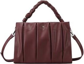 Queen Helena Sac à main rigide avec bandoulière amovible femme M1057N, bordeaux