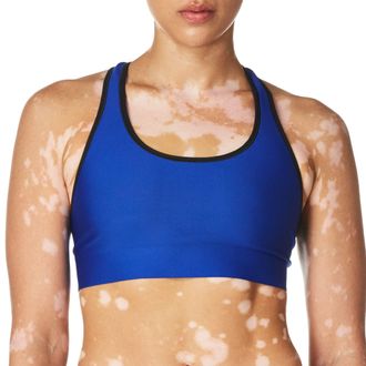 Champion Damen, Absolute, Moderate Unterstützung, Mittelstarker Sport-BH, Surfen Sie im Web/Schwarz, X-Large