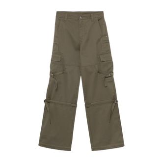 Ermanno Scervino Gr&uuml;ne Twill-Cargo-Hose - - Trousers - Damen - Gr&uuml;n - XS