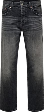 Only & Sons Male Normal geschnitten Jeans ONSEDGE Mittlere Taille Gerade geschnitten Jeans