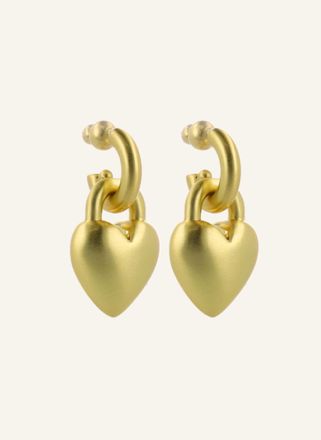 Lott. Gioielli Lott.Gioielli Ohrh&auml;nger Cl Earring Pendant Lock Heart M Gold By Glambou gold