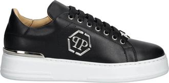 Philipp Plein Nappa Lo-Top Hexagon - - Shoes - Damen - Schwarzk - 36 EU