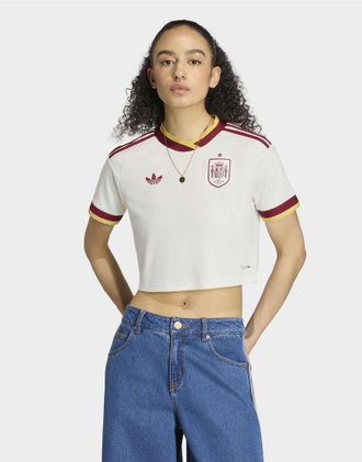 adidas adidas Performance - Espagne 26 - Maillot court ext&eacute;rieur - Blanc cass&eacute;