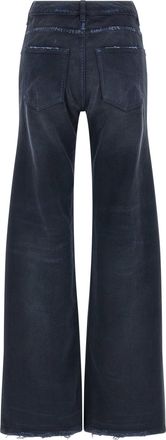 Balenciaga Curved Waist Flared Jeans - Navy