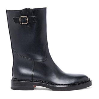 Santoni Femme, Chaussures, Noir, Taille: 40 EU Bottine en cuir