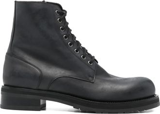 The Row leather boots - Schwarz