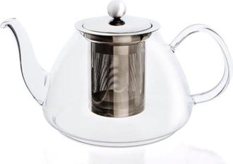 Quid Teekanne 1L C/Deckel + Filter INOX SERENIA QD, 1 l