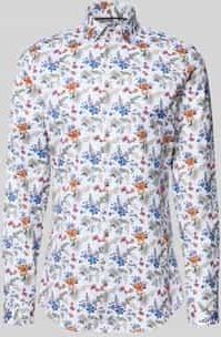 Jake*s Slim Fit Freizeithemd mit extra langem Arm