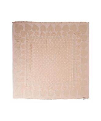 Moschino T&uuml;cher & Schals - Subtle Woven Scarf With Fringed Edges - Gr. unisize - in Beige - f&uuml;r Damen