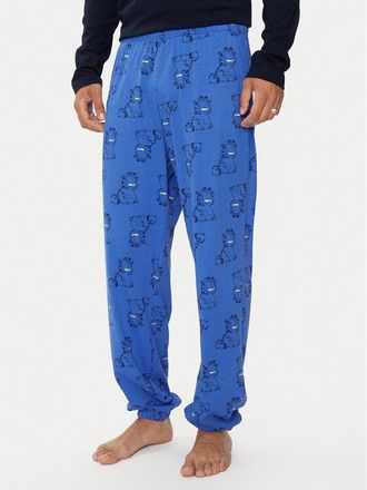 Benetton United Colors Of Benetton Pyjamahose 3M3A4F00S Blau Regular Fit