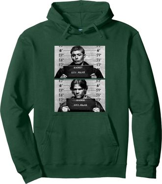SuperNatural Winchester Mugshots Pullover Hoodie