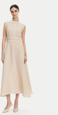 ICONA Sommerkleid RP5LE007 Beige Regular Fit