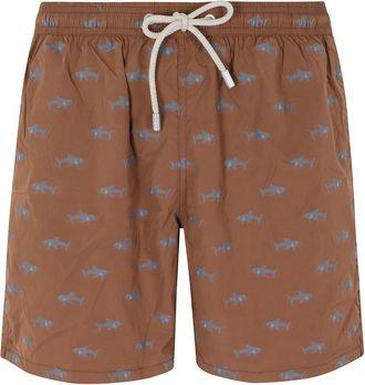 MC2 Saint Barth Homme, Maillots de bain, Brun, Taille: XL Patmos Swimsuit The Riviera