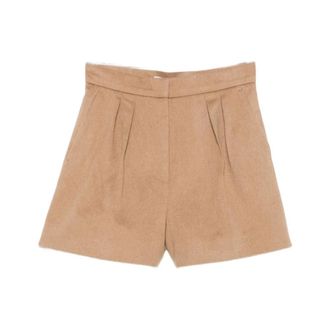 Max Mara Vista Shorts - Femme - Shorts - Brun - Taille: 34 FR