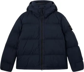 Stone Island Homme, Vestes, Bleu, Taille: M Doudoune Matt Ripstop Cordura
