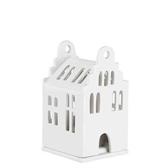 R&auml;der Mini Maison Lumineuse &agrave; pignon Blanc 6 x 6 5 x 11 cm