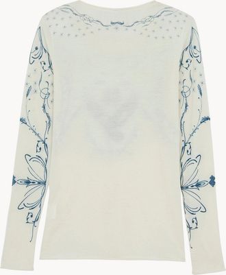 Kujten T-shirt cachemire col rond - T-Shirt Colombus