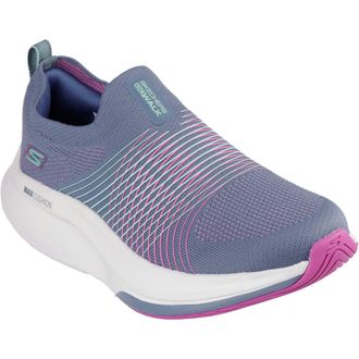 Skechers GO WALK Max Walker Sally Textil Damen Sneakers in Anthrazit/Lila