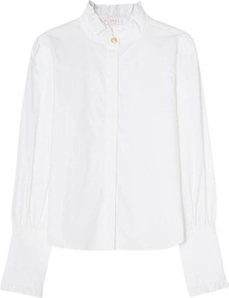 Busnel Femme, Blouses et Chemises, Blanc, Taille: 42 FR Chemises