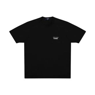 Comme Des Gar&ccedil;ons Logo T-Shirt - - Tops - Herren - Schwarzk - S