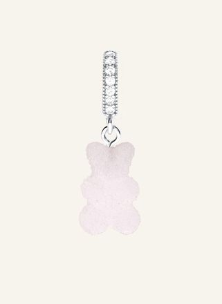 Crystal Haze Crystal Haze Anh&auml;nger Fizzy Nostalgia Bear Strawberry Pave By Glambou silber