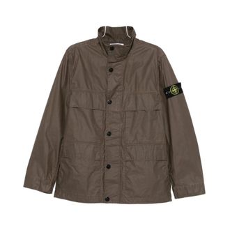 Stone Island Homme, Sport, Brun, Taille: XL Stone Island Vestes Marron