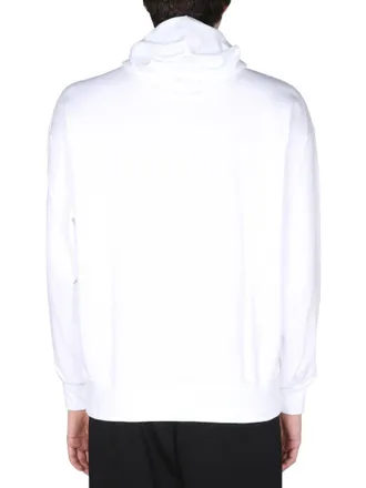 Disclaimer Logo-Print Cotton Sweatshirt - White