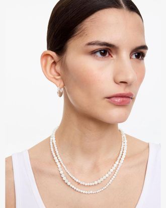 Arket Halskette Mit Perlmuttperlen -Wei&szlig;