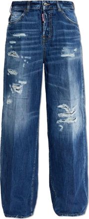 Dsquared2 Femme, Jeans, Bleu, Taille: 32 FR Jeans Baggy