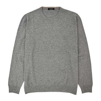 Gran Sasso Rundhals-Pullover - - Knitwear - Herren - Grau - 2XL