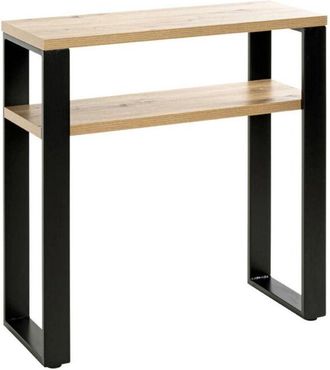 Paris Prix Paris Prix - Console Design Felicita 75cm Noir & Chêne