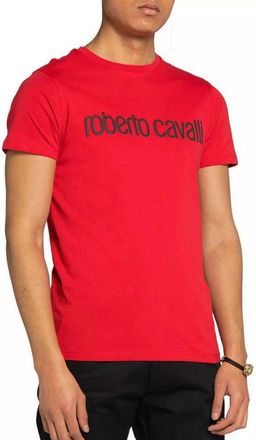 Roberto Cavalli T-Shirt Signature Logo Slim Fit Shirt Haupt- und exklusivste Linie der Marke