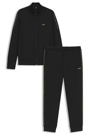 BOSS Hommes Tracksuit Set AMZ IN Surv&ecirc;tement en coton interlock avec logo