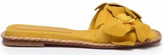 Paloma Barcel&oacute; Femme, Chaussures, Jaune, Taille: 40 EU Ciabattina in Suede