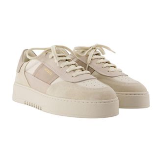 Axel Arigato Mens Orbit Edge Sneaker White Calfskin