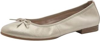 Tamaris Ballerines Classiques pour Femme, Semelle int&eacute;rieure Tactile, Blanc Champagne, 39 EU